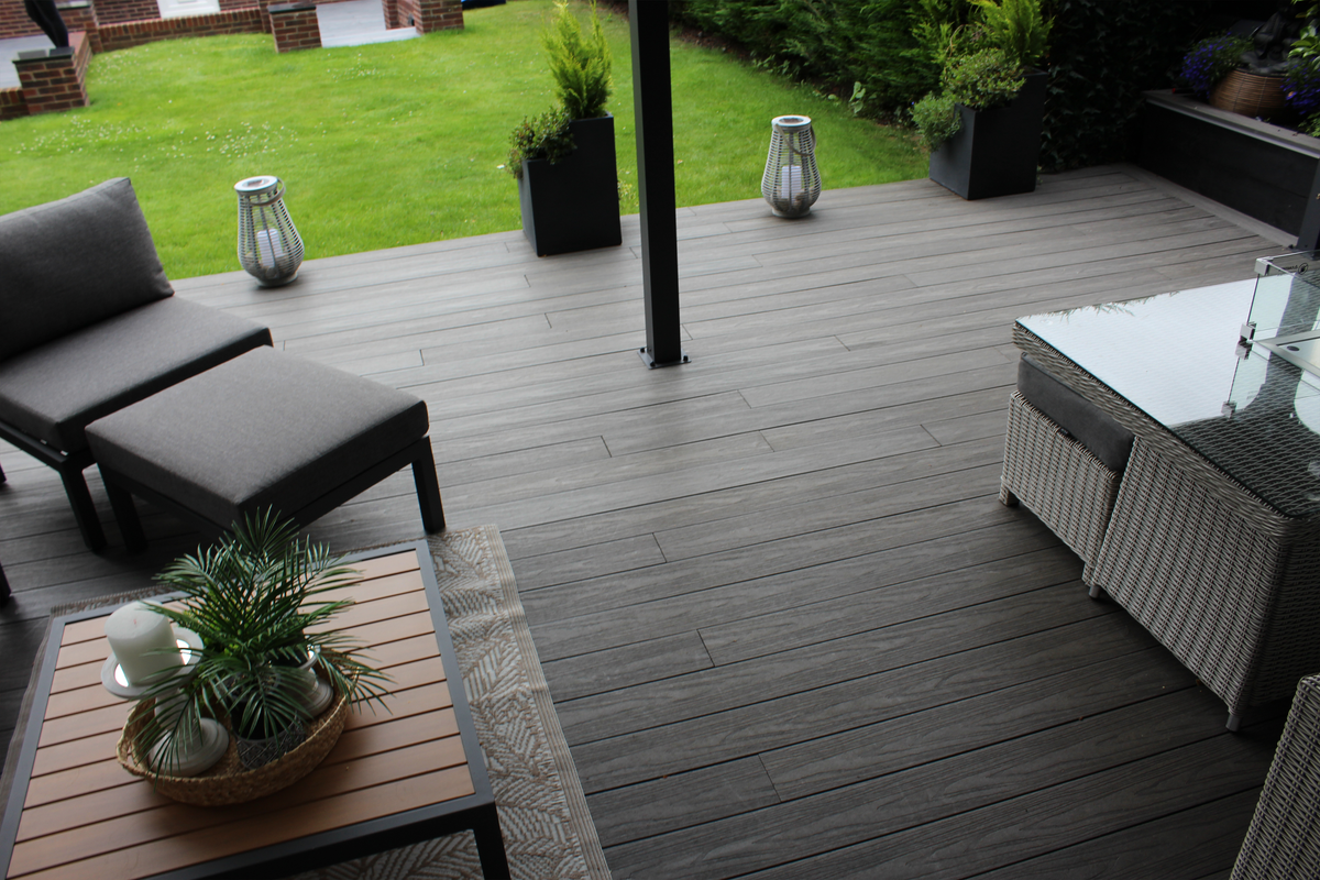 Piranha Terra Fusion Composite Decking – Greener Landscapes